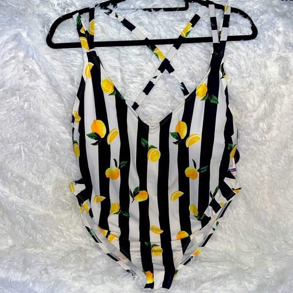 Swim | Nwt Sz 2x Lemon One Piece Swim Suit Bathing Suit | Poshmark